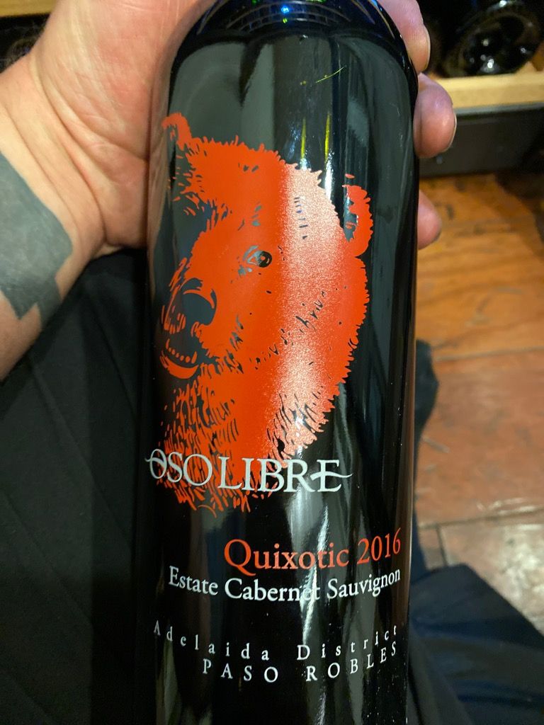 2016 Oso Libre Cabernet Sauvignon Quixotic, USA, California, Central ...