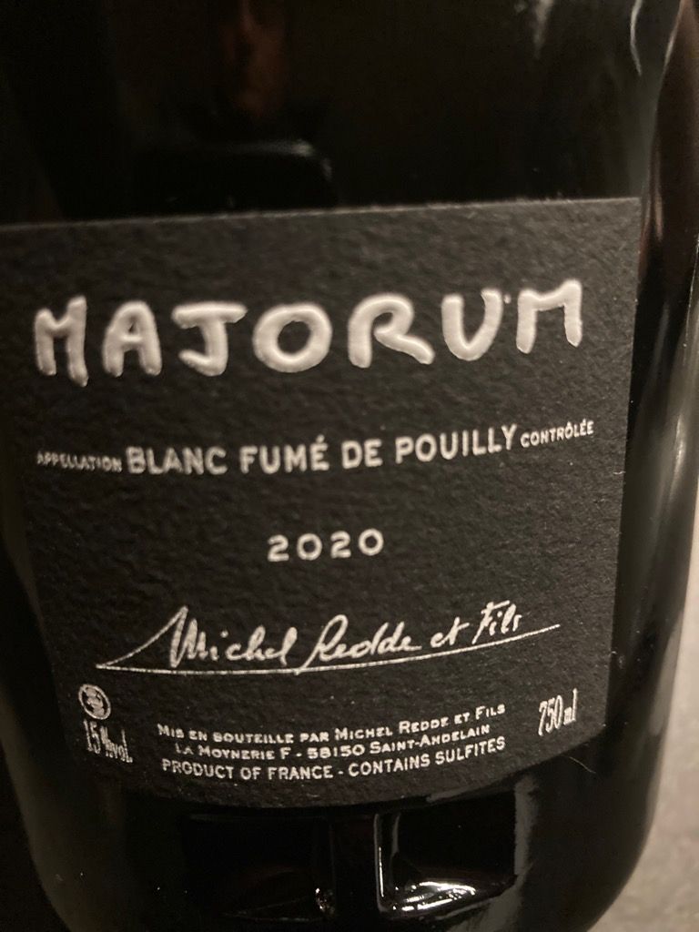 2020 Michel Redde et fils Pouilly-Fumé Cuvée Majorum, France, Loire ...