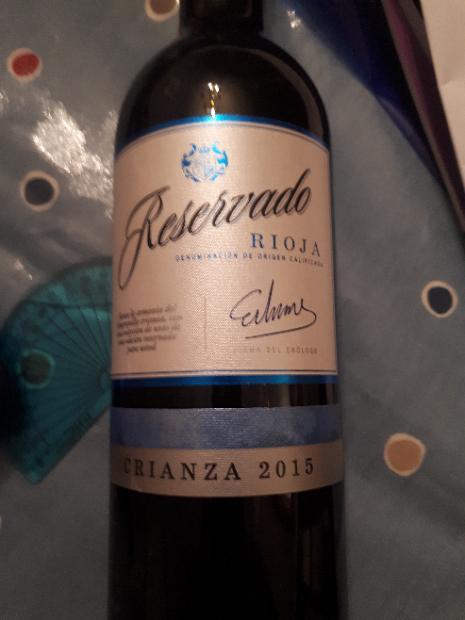 2015 García Carrión Rioja Reservado Crianza, Spain, La Rioja, Rioja ...