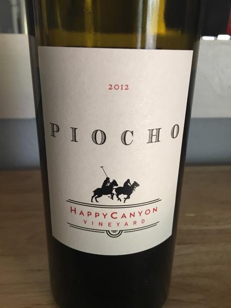 2012 Happy Canyon Vineyard Sauvignon Blanc Piocho, USA, California ...