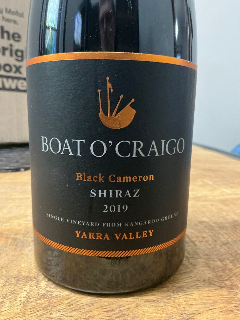 2019 Boat O'Craigo Shiraz Black Cameron, Australia, Victoria, Port ...