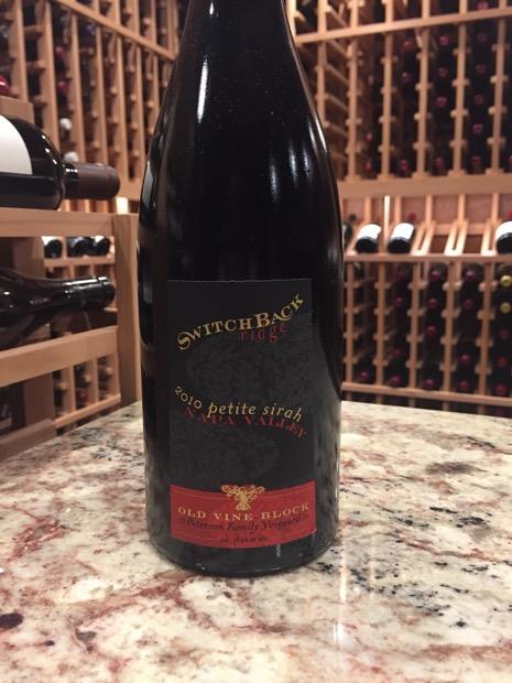 2010 Switchback Ridge Petite Sirah Old Vine Block Peterson Family ...