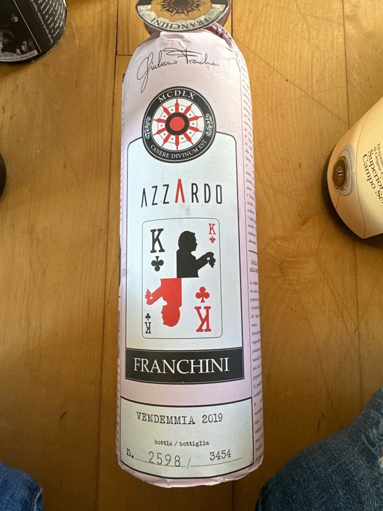 2018 Franchini Azzardo, Italy, Veneto, Veronese IGT - CellarTracker