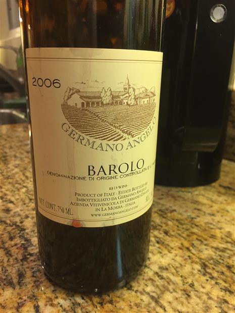 2006 Germano Angelo Barolo, Italy, Piedmont, Langhe, Barolo - CellarTracker