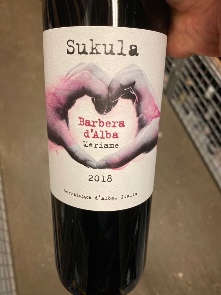 2019 Sukula Barbera d'Alba Meriame, Italy, Piedmont, Alba, Barbera d ...