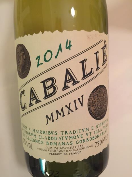 2014 Cabalie Vin de France Blanc, France, Vin de France - CellarTracker