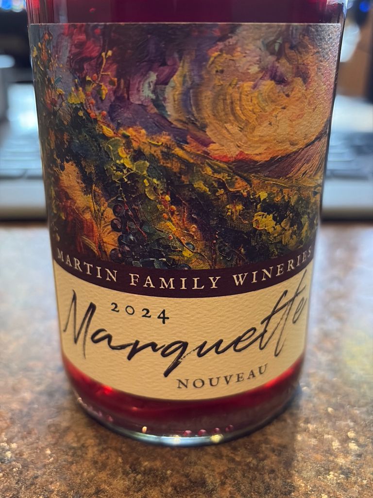 2024 Martin Family Vineyards Marquette Nouveau, USA, New York, Finger ...