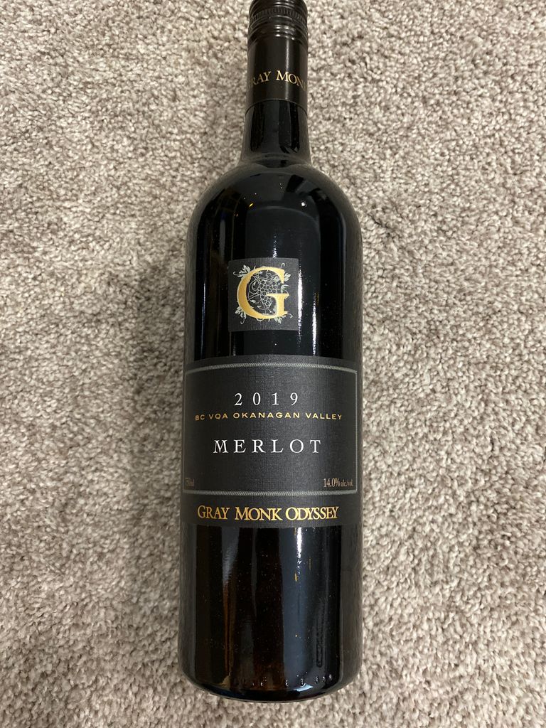2020 Gray Monk Estate Winery Merlot Odyssey, Canada, British Columbia ...