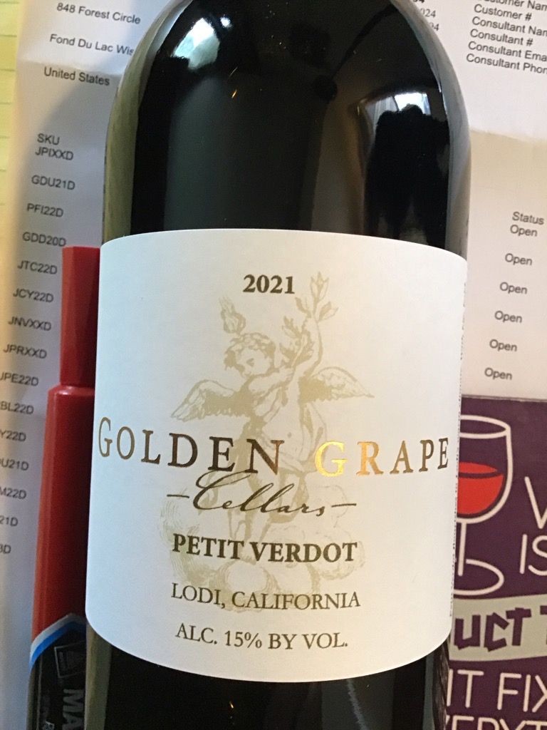 2021 Golden Grape Estate Petit Verdot Connoisseur Selection, Australia ...