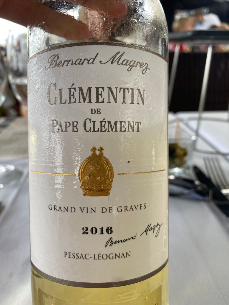 2016 Château Pape Clément Clémentin de Pape Clément Blanc, France ...