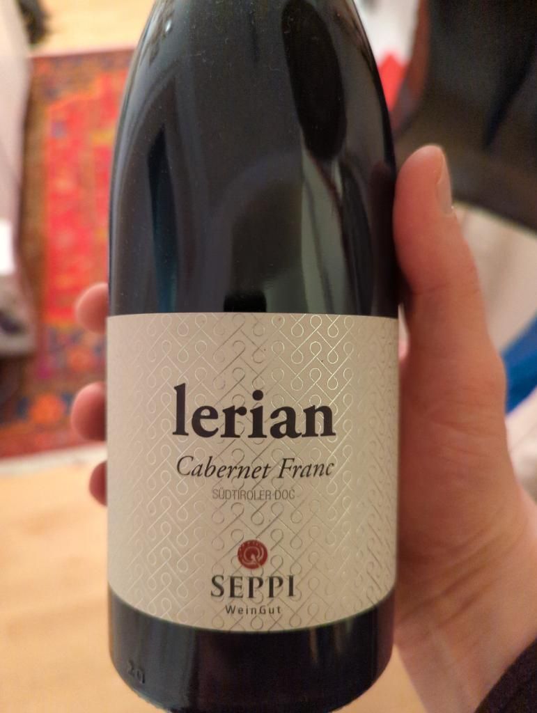 2020 Weingut Seppi Cabernet Franc Lerian, Italy, Trentino-Alto Adige, Alto Adige, Alto Adige ...