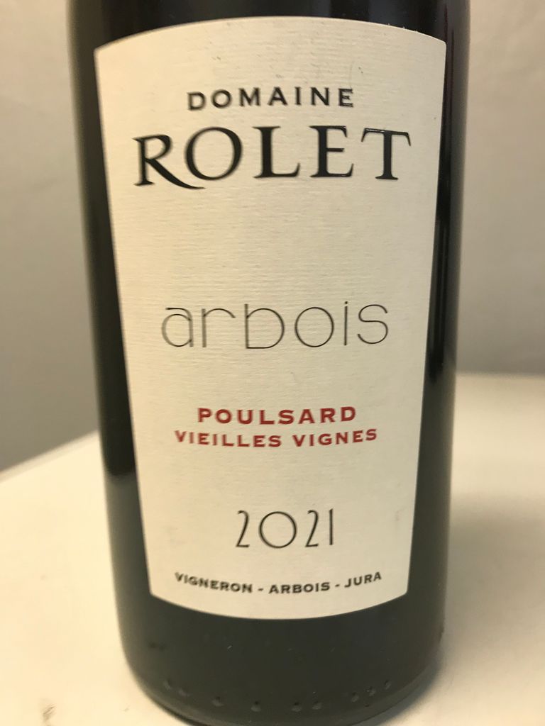 2023 Domaine Rolet Poulsard Arbois Vieilles Vignes, France, Jura ...