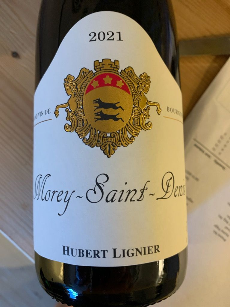 2022 Hubert Lignier Morey St. Denis, France, Burgundy, Côte de Nuits ...