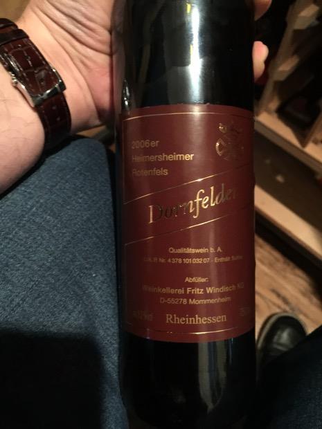 2000 Fritz Windisch Dornfelder, Germany, Rheinhessen - CellarTracker