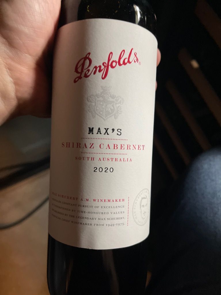 2020 Penfolds The Max Schubert Cabernet Shiraz, Australia, South ...