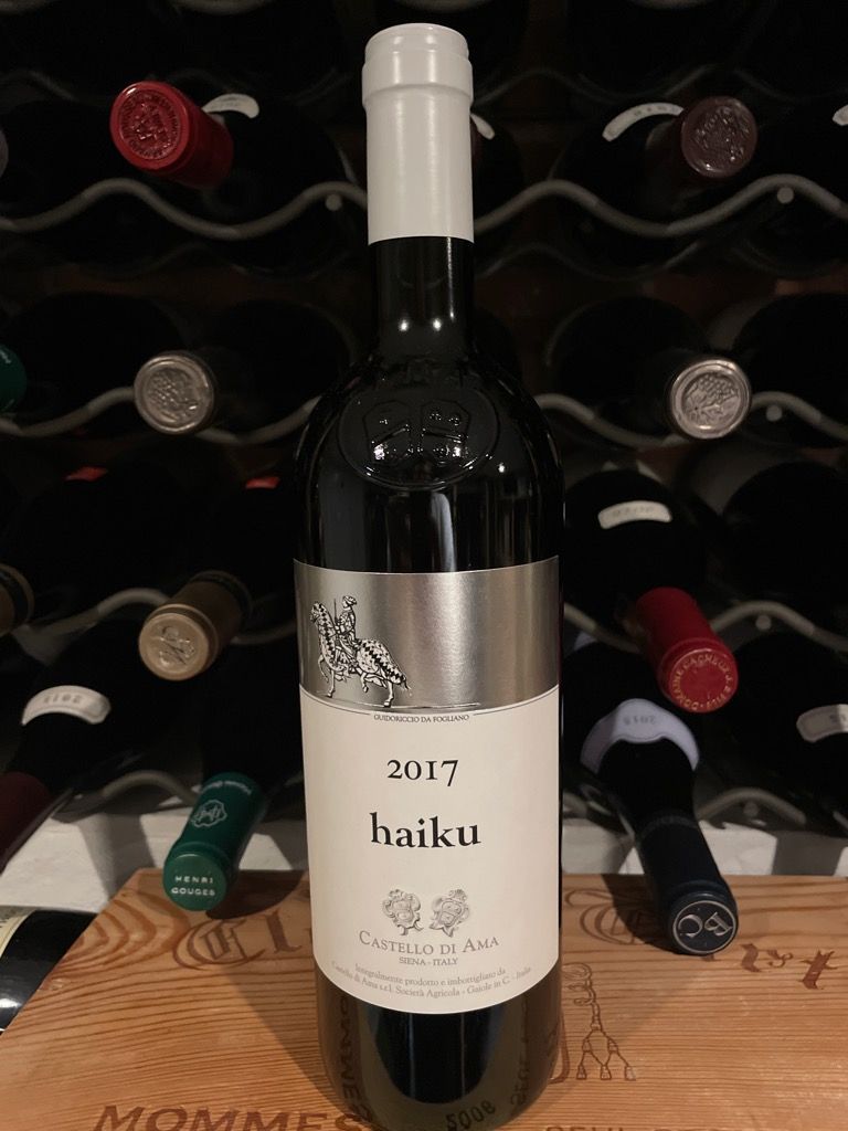 2017 Castello di Ama Haiku Toscana IGT, Italy, Tuscany, Toscana IGT ...