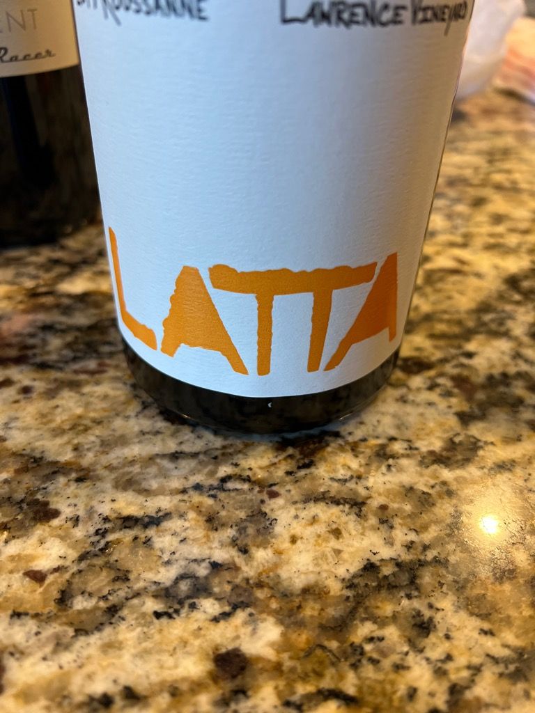 2020 Latta Roussanne C.B Lawrence Vineyard, USA, Washington, Columbia ...