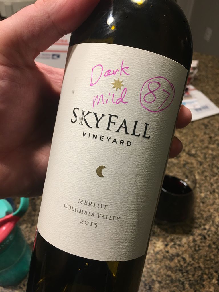 2015 Skyfall Vineyard Merlot, USA, Oregon, Columbia Valley - CellarTracker