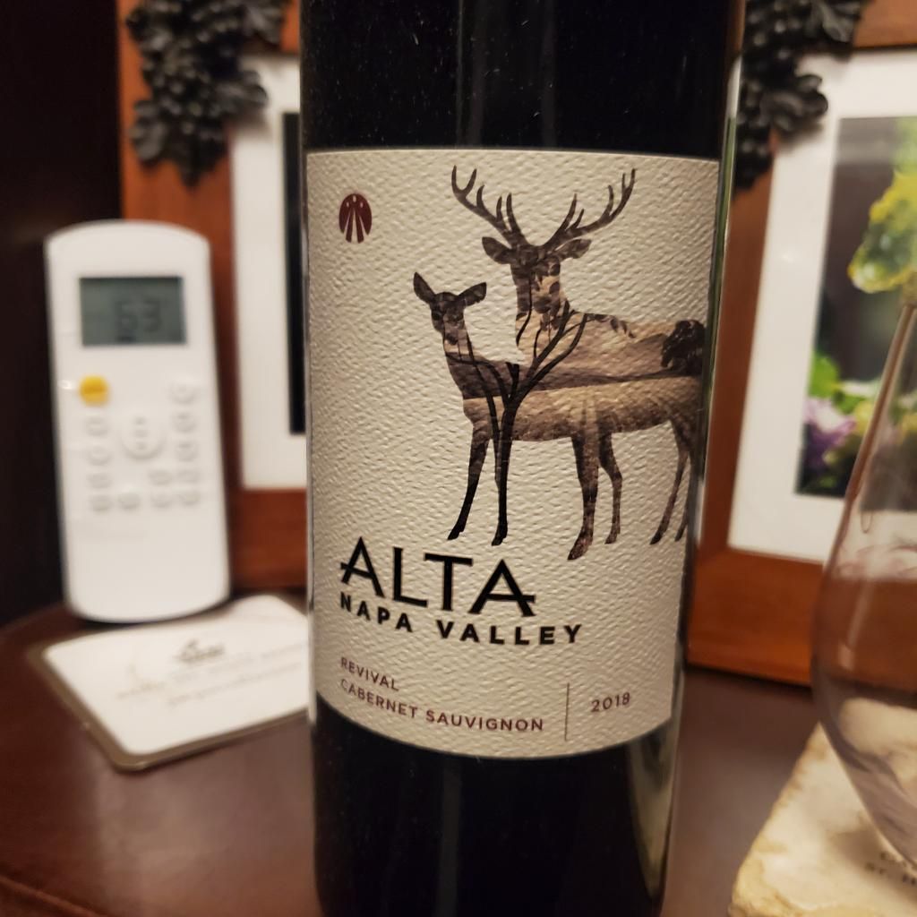 2017 Alta Wines Cabernet Sauvignon Revival, USA, California, Napa ...