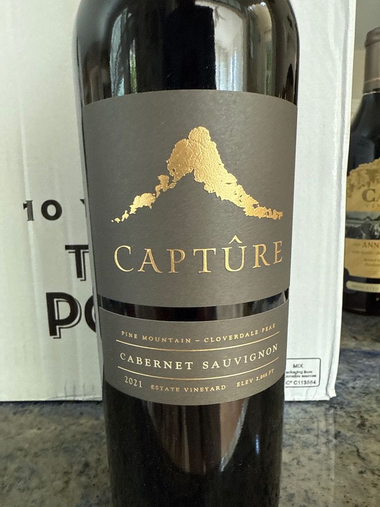 2023 Captûre Wines Cabernet Sauvignon Pine Mountain - Cloverdale Peak ...