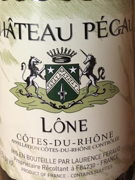 2014 Château Pégau Côtes du Rhône Blanc Cuvée Lône, France, Rhône ...