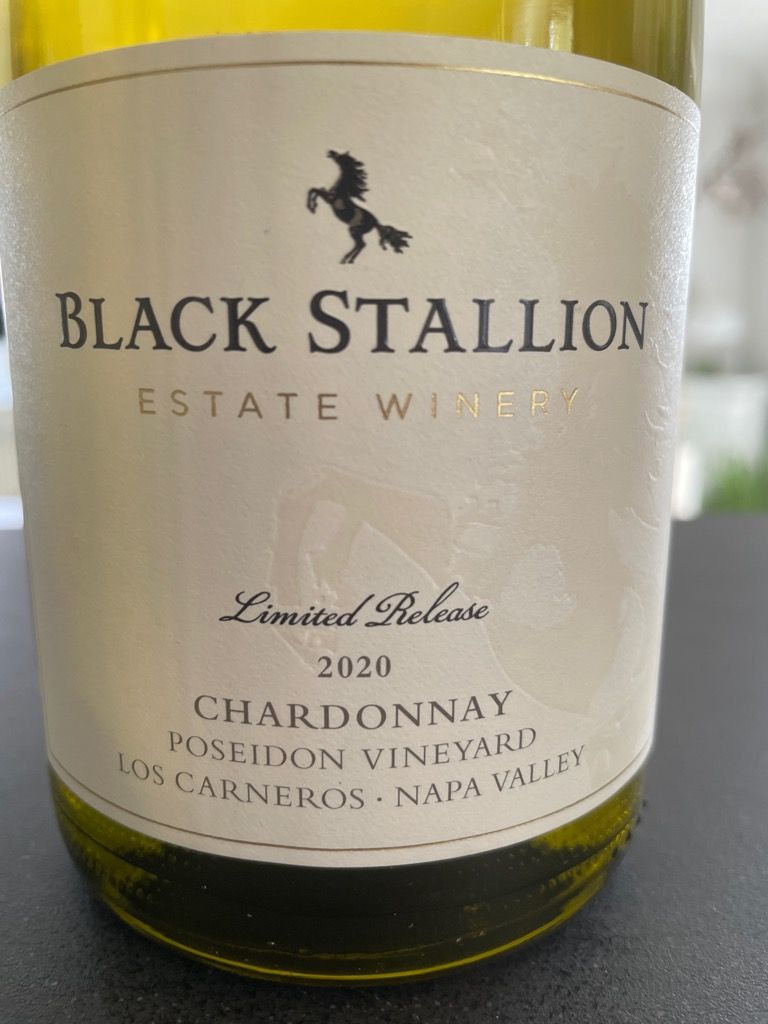 2020 Black Stallion Estate Winery Chardonnay Limited Release Poseidon's ...
