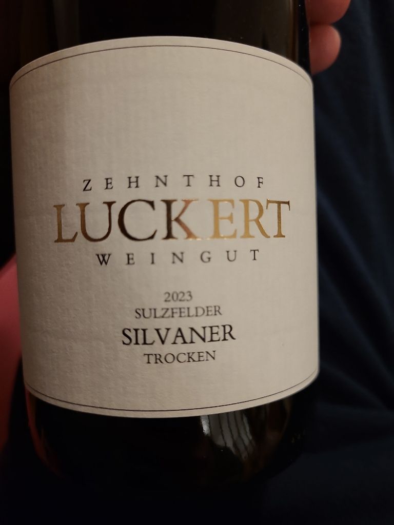 2015 Weingut Zehnthof Theo Luckert Sulzfelder Silvaner trocken, Germany ...