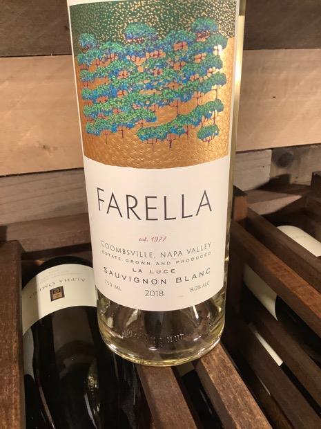 2018 Farella Vineyards Sauvignon Blanc "La Luce", USA, California, Napa ...