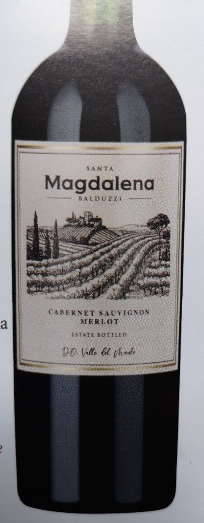 2019 Balduzzi Santa Magdalena Cabernet Sauvignon Merlot, Chile, Maule ...