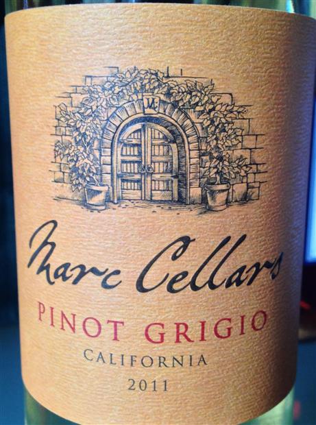 2012 Marc Cellars Pinot Grigio, USA, California, Sonoma County ...