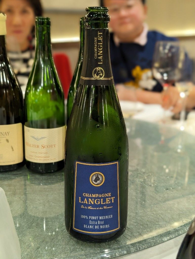 NV Langlet Champagne Blanc de Noirs Extra-Brut, France, Champagne ...