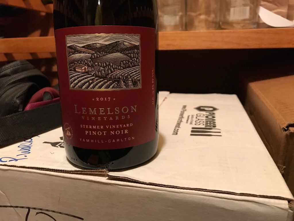 2017 Lemelson Vineyards Pinot Noir Stermer Vineyard, USA, Oregon ...