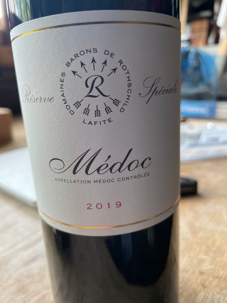 2019 Barons de Rothschild (Lafite) Médoc Réserve Spéciale, France ...