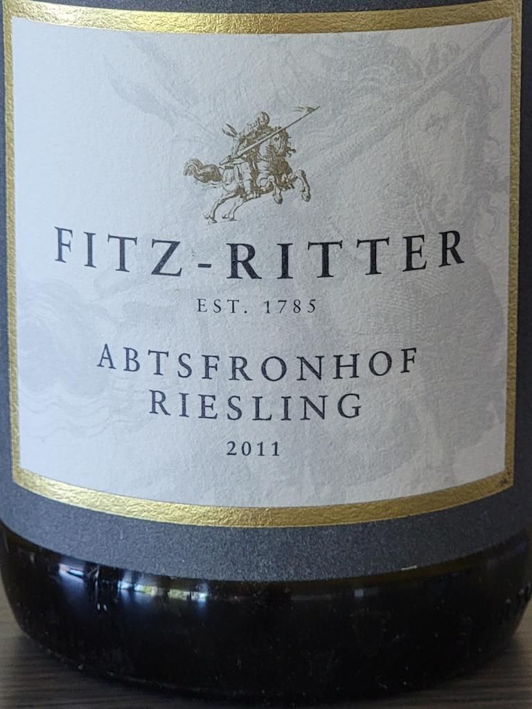 2012 Fitz-Ritter Dürkheimer Abtsfronhof Riesling trocken, Germany ...