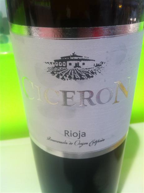 2008 Bodegas Cicerón (Señorío de Baigorri) Graciano Rioja Cicerón ...
