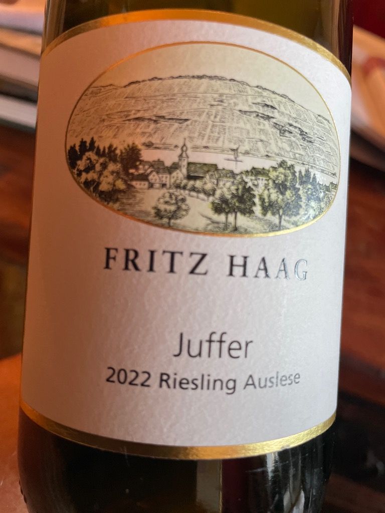 2022 Fritz Haag Brauneberger Juffer Riesling Auslese, Germany, Mosel ...