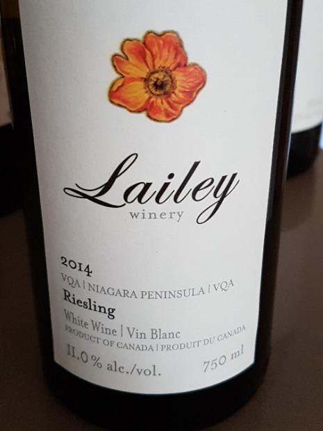 2022 Lailey Vineyard Riesling, Canada, Ontario, Niagara Peninsula ...