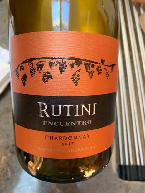 2021 Rutini Chardonnay Encuentro, Argentina, Mendoza, Valle de Uco ...