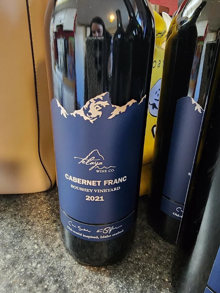 2021 Telaya Cabernet Franc Boushey Vineyards, USA, Washington, Columbia ...