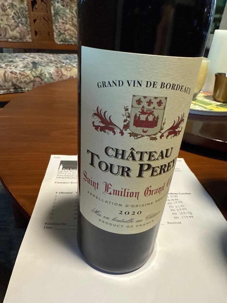 2020 Château Tour Perey, France, Bordeaux, Libournais, St. Émilion ...