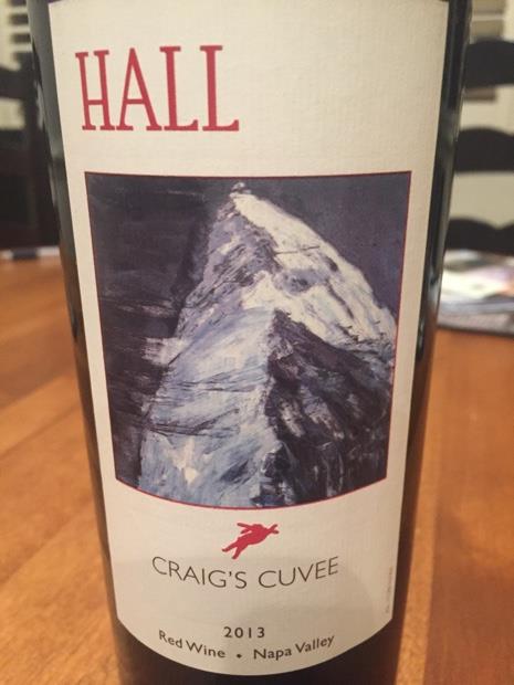 2013 Hall Craig's Cuvee Napa Valley, USA, California, Napa Valley ...