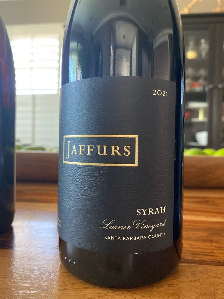 2021 Jaffurs Syrah Larner Vineyard, USA, California, Central Coast ...
