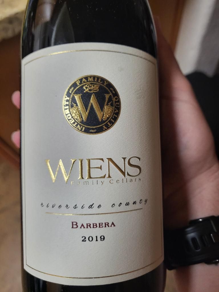 2020 Wiens Family Cellars Barbera, USA, California, South Coast ...