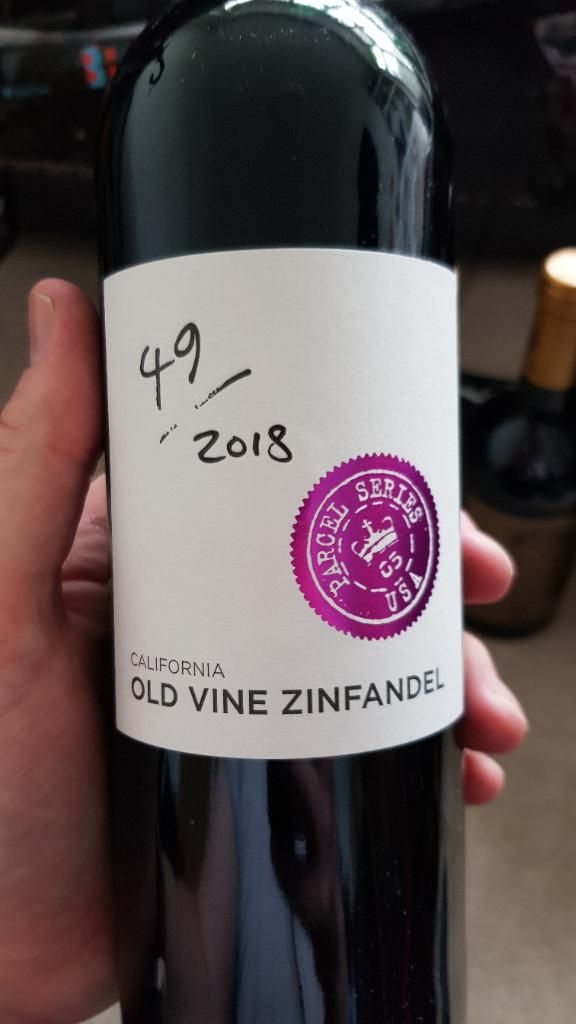 2018 The Parcel Series Old Vine Zinfandel, USA, California - CellarTracker