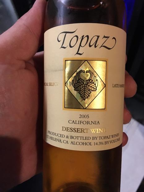 1994 Topaz Wines Reserve Special Select Late Harvest, USA, California ...