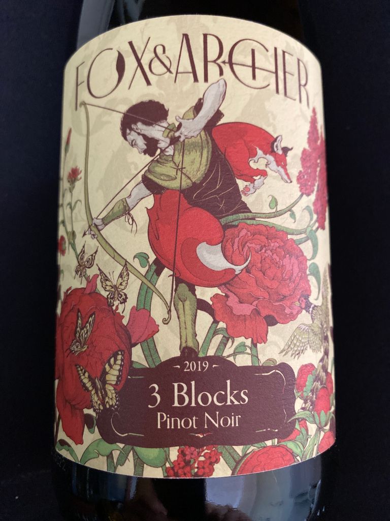 2020 Fox & Archer 3 Blocks Pinot Noir, Canada, British Columbia ...