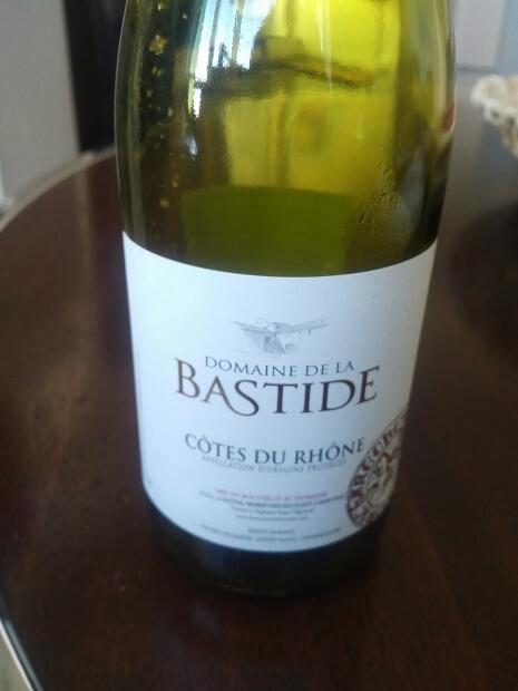 2016 Domaine de la Bastide Côtes du Rhône Blanc, France, Rhône ...