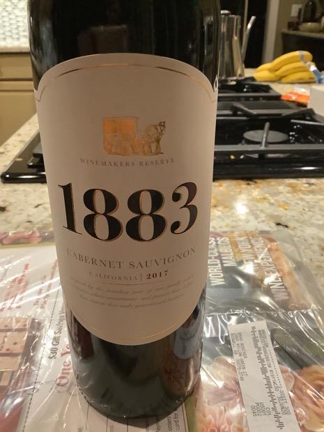 1883 Wente Vineyards Cabernet Sauvignon 1883, USA, California, San ...