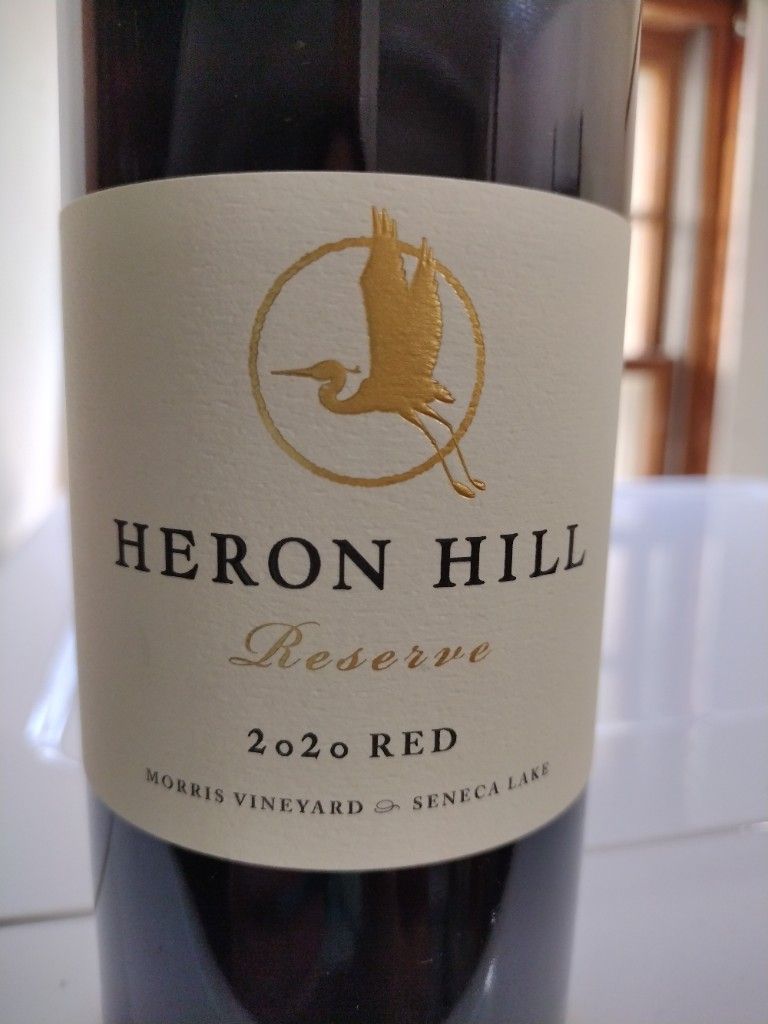 2020 Heron Hill Vineyards Red Morris Vineyard, USA, New York, Finger ...