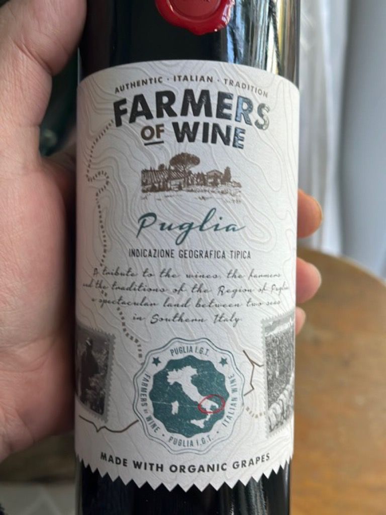 2020 Farmers Market Winemaker's Selection Organic Italian Wine, Italy ...